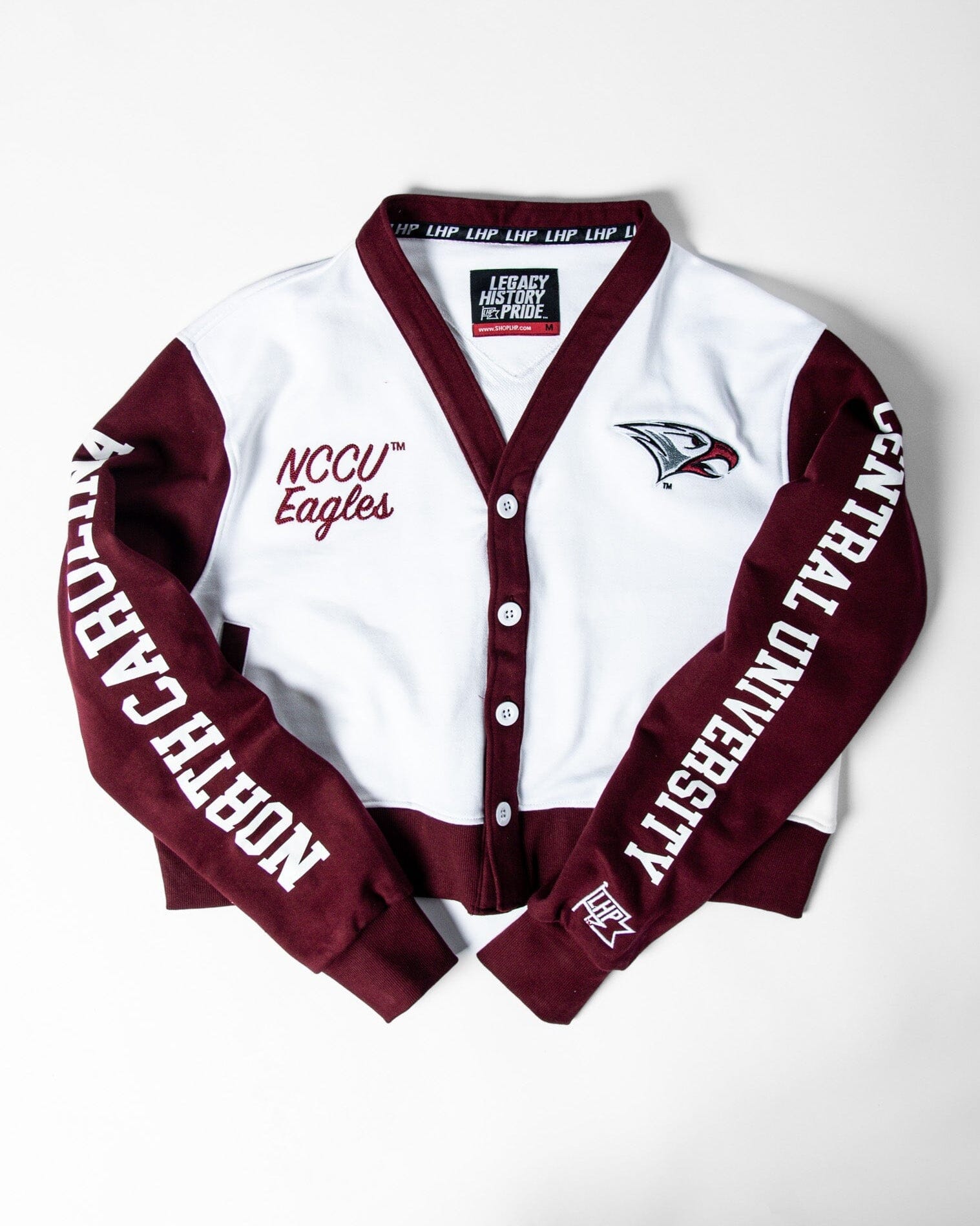 NCCU Crop Cardigan – Legacy History Pride