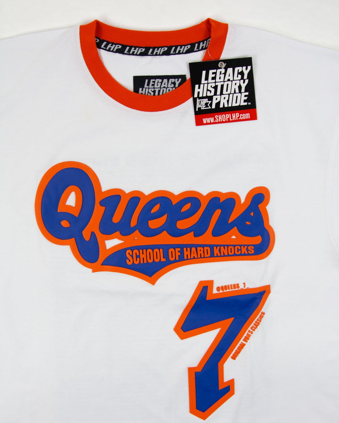 Queens 7 - SCHOOL OF HARD KNOCKS Tee – Legacy History Pride